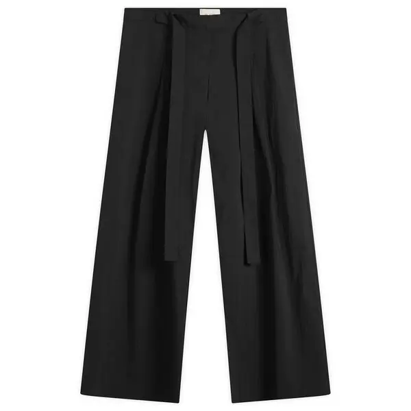 ST. AGNI Adjustable Palazzo Pants - Black