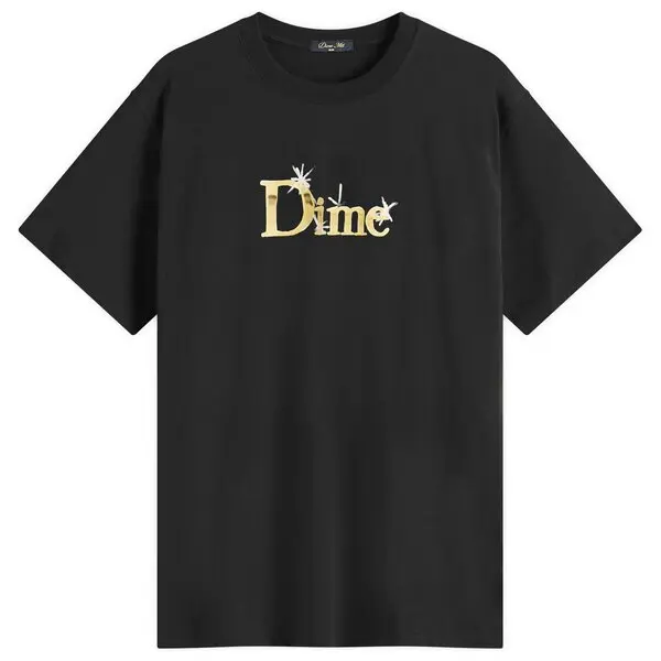 DIME Classic Shiny T-shirt - Black