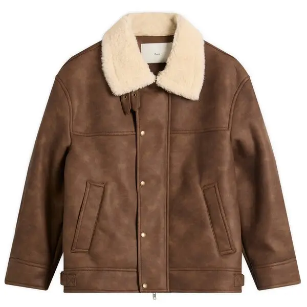 DUNST Faux Shearling Jacket - Camel