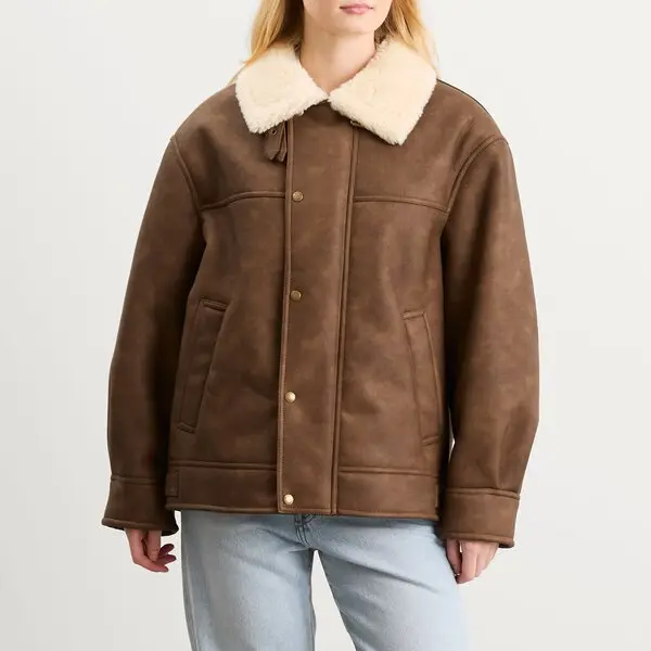 DUNST Faux Shearling Jacket