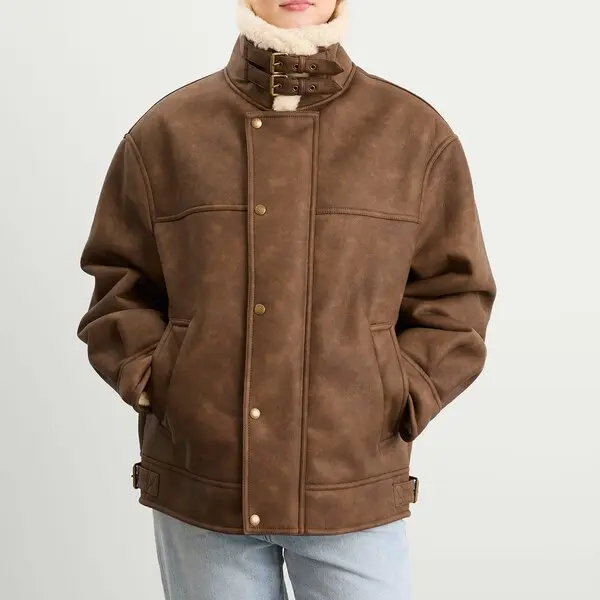 DUNST Faux Shearling Jacket