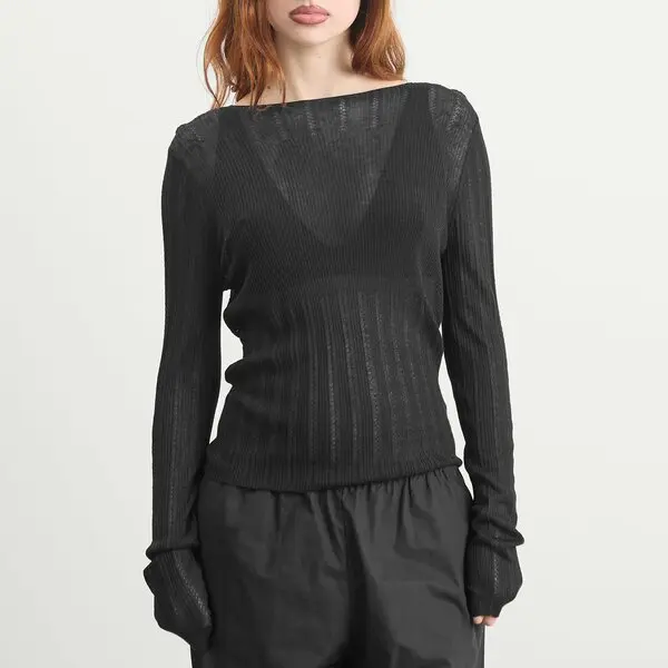 DEIJI STUDIOS Open Work Longsleeve