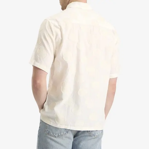 Nn07 Freddy Jacquard Shell Short Sleeve Shirt
