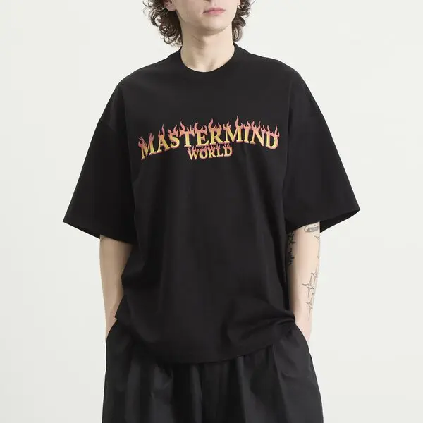 MASTERMIND WORLD Skull On Fire Short Sleeve T-shirt