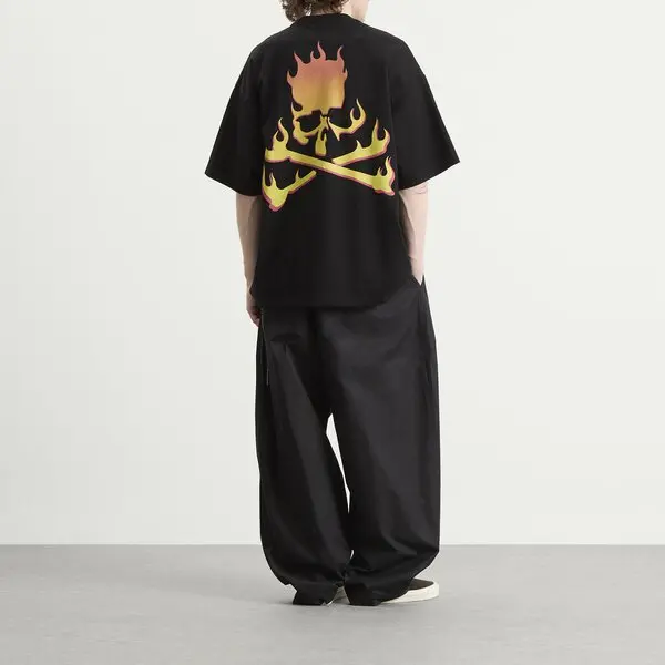MASTERMIND WORLD Skull On Fire Short Sleeve T-shirt