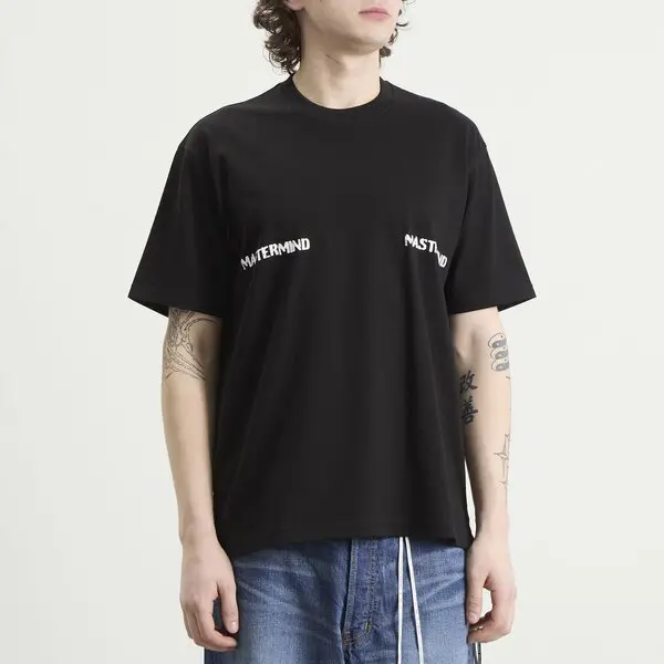 MASTERMIND WORLD Stamped Short Sleeve T-shirt - Black