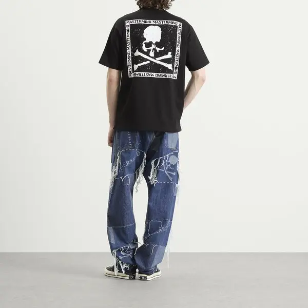 MASTERMIND WORLD Stamped Short Sleeve T-shirt - Black