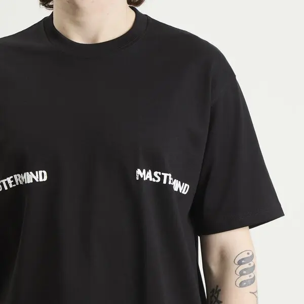 MASTERMIND WORLD Stamped Short Sleeve T-shirt - Black