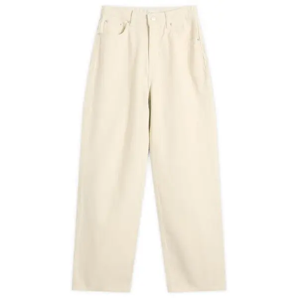 DUNST Brushed Straight Jeans - Cream