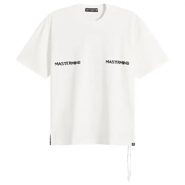 MASTERMIND WORLD Stamped Short Sleeve T-shirt - White