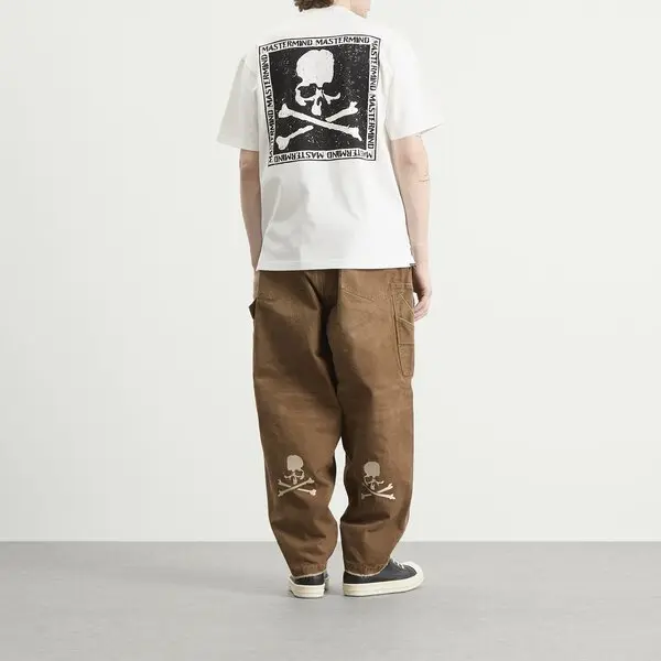 MASTERMIND WORLD Stamped Short Sleeve T-shirt - White