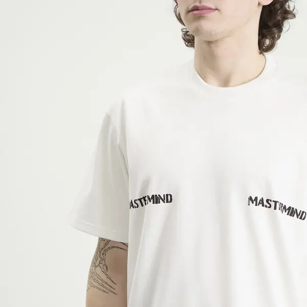 MASTERMIND WORLD Stamped Short Sleeve T-shirt - White