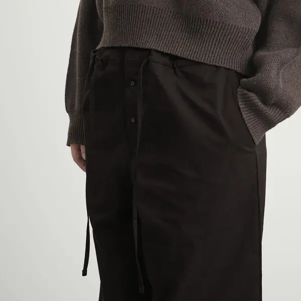 DEIJI STUDIOS Two Band Trousers - Black