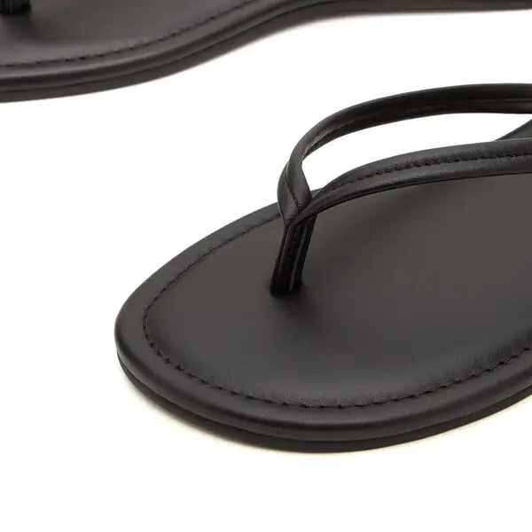 ST. AGNI Thong Detail Slide - Black