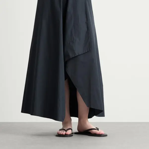 ST. AGNI Thong Detail Slide - Black