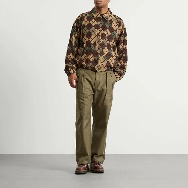 NOMARHYTHM TEXTILE Argyle Zip Jacket