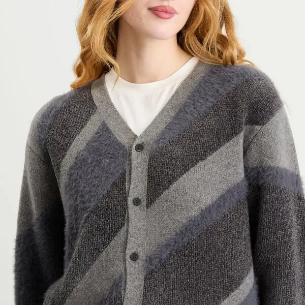Toga Regimental Knit Cardigan