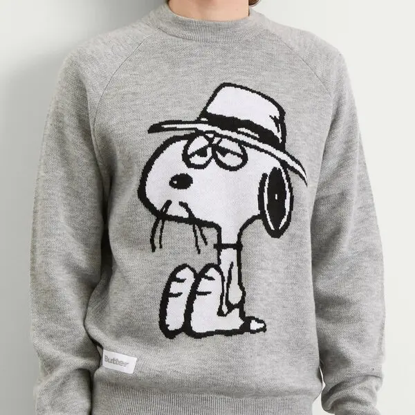 BUTTER GOODS X Peanuts Spike Knit Sweater