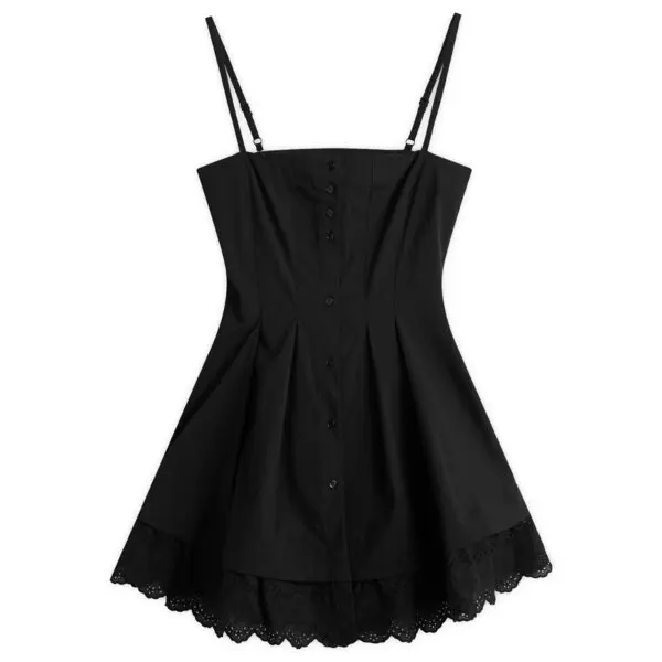 PEACHY DEN Renee Mini Dress - Onyx