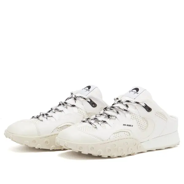 MARINE SERRE Suede Leather Ms Rise Tyko Mule