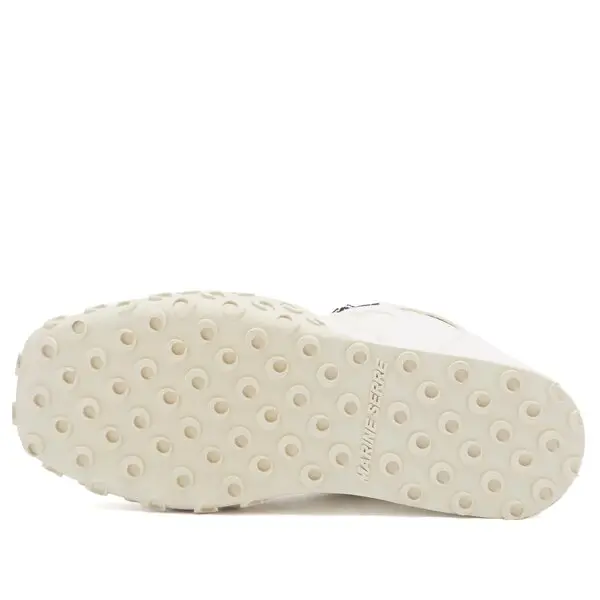 MARINE SERRE Suede Leather Ms Rise Tyko Mule