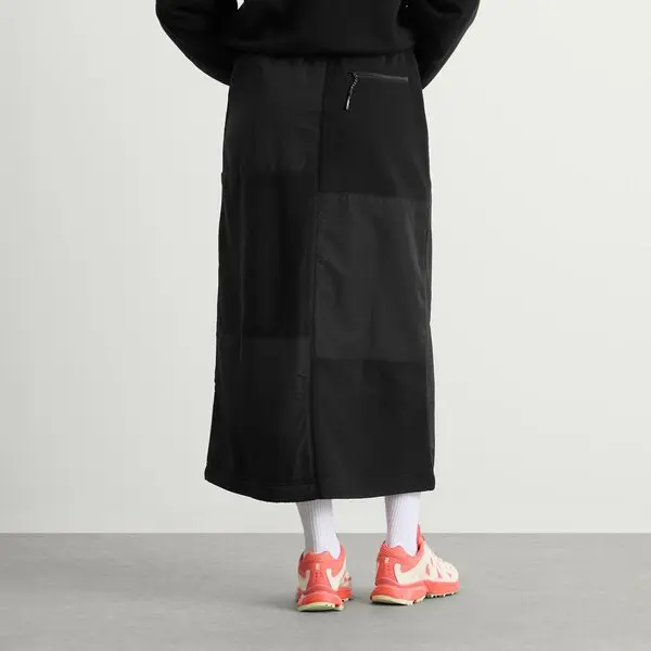 Gramicci Patchwork Fleece Midi Skirt
