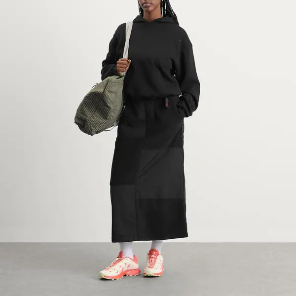 Gramicci Patchwork Fleece Midi Skirt
