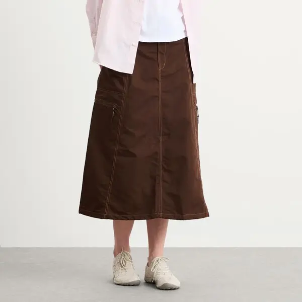 Gramicci Salem Midi Skirt - Brown