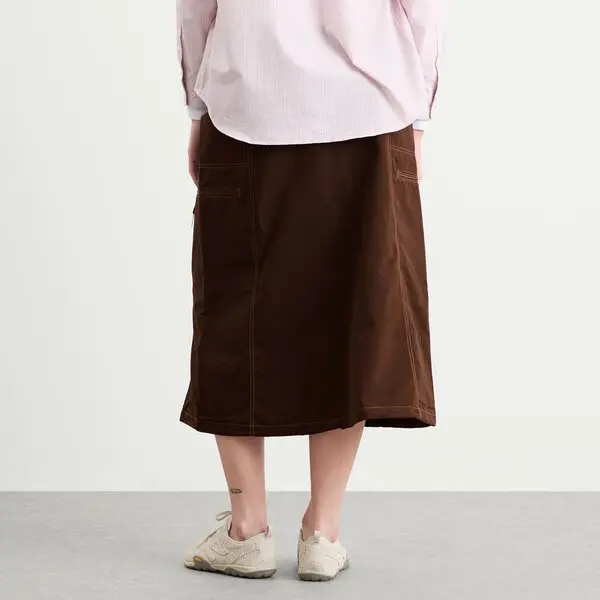 Gramicci Salem Midi Skirt - Brown