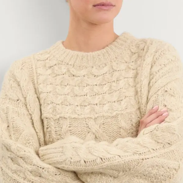 Isabel Marant Étoile Deotille Cable Knit Sweater