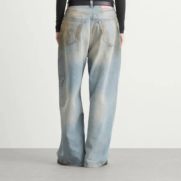 Acne Studios Loose Fit Jeans - Mid Blue