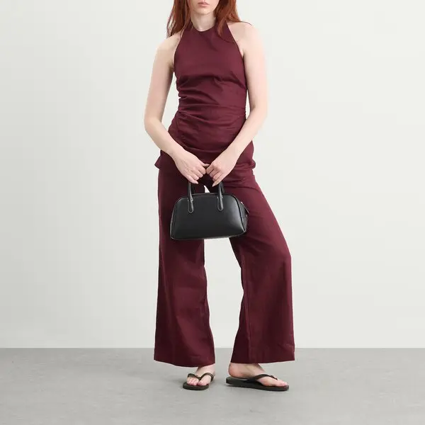 Faithfull The Brand Fia Halter Top - Bordeaux