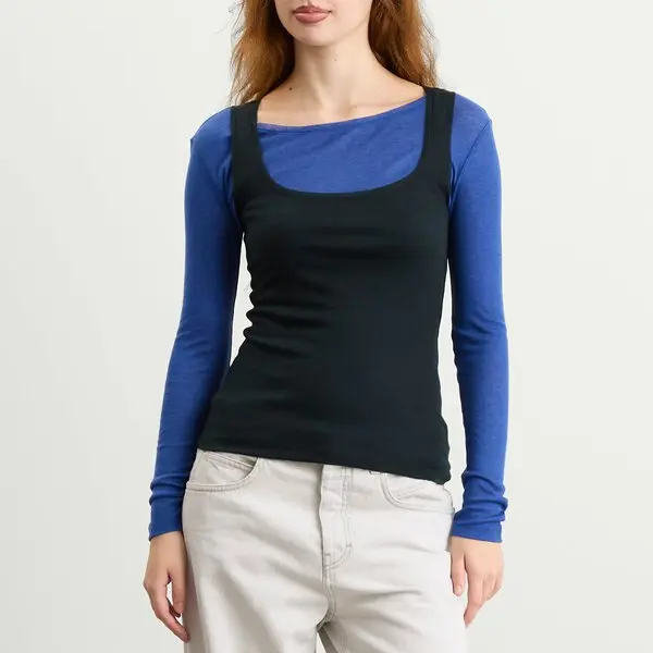 FRUITY BOOTY Double Layer Long Sleeve Top