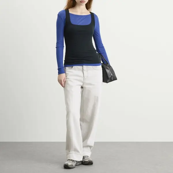 FRUITY BOOTY Double Layer Long Sleeve Top