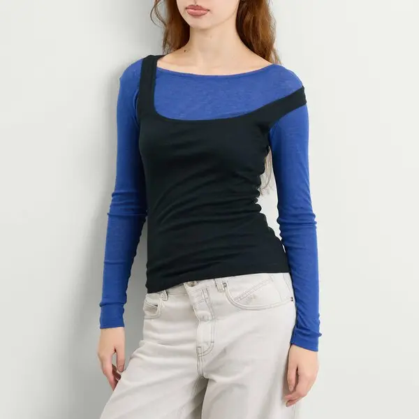 FRUITY BOOTY Double Layer Long Sleeve Top