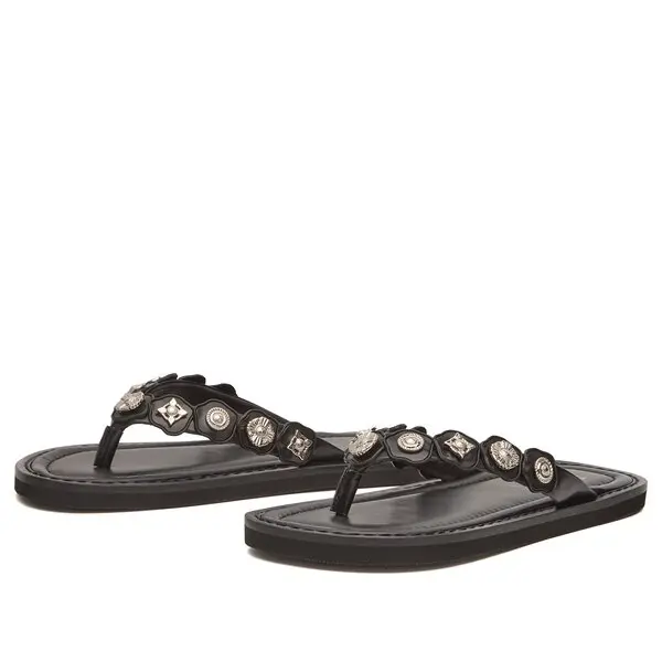 Toga Leather Flip Flops