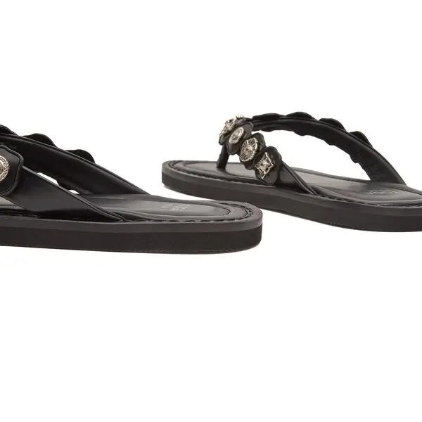 Toga Leather Flip Flops