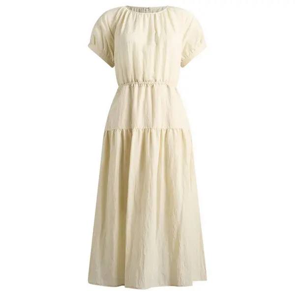 DUNST Midi Dress - Light Beige