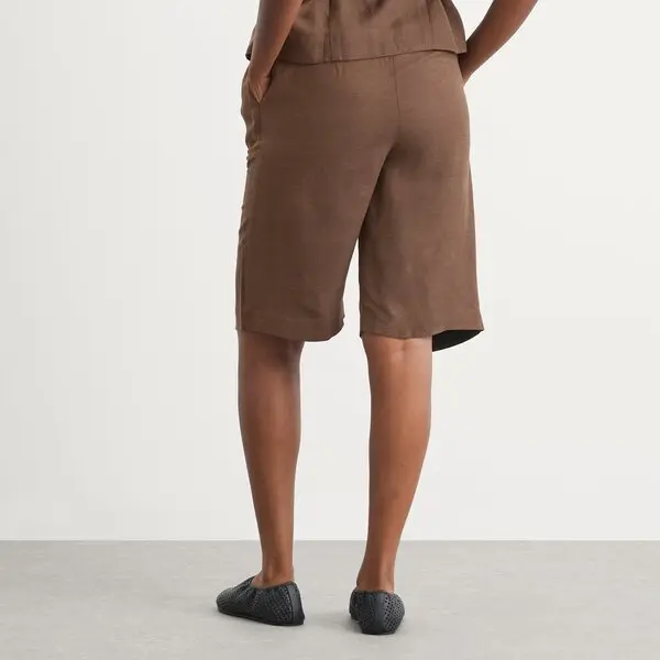 Faithfull The Brand Astrid Long Pleated Shorts
