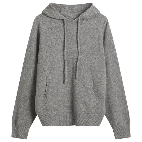 NOTHING WRITTEN Casta Knit Hoodie Sweater - Gray