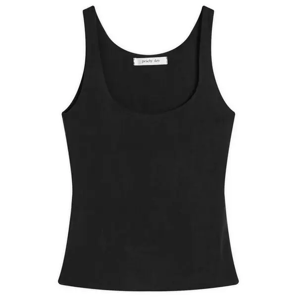 PEACHY DEN Kylie Vest Top - Graphite