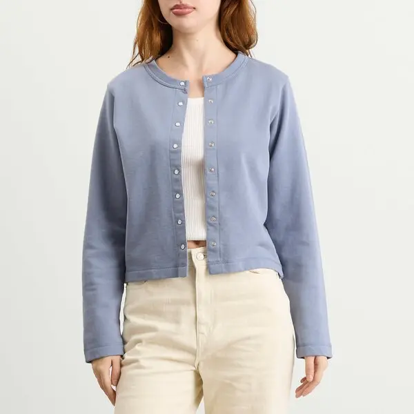 FRUITY BOOTY Cotton Terry Cardigan