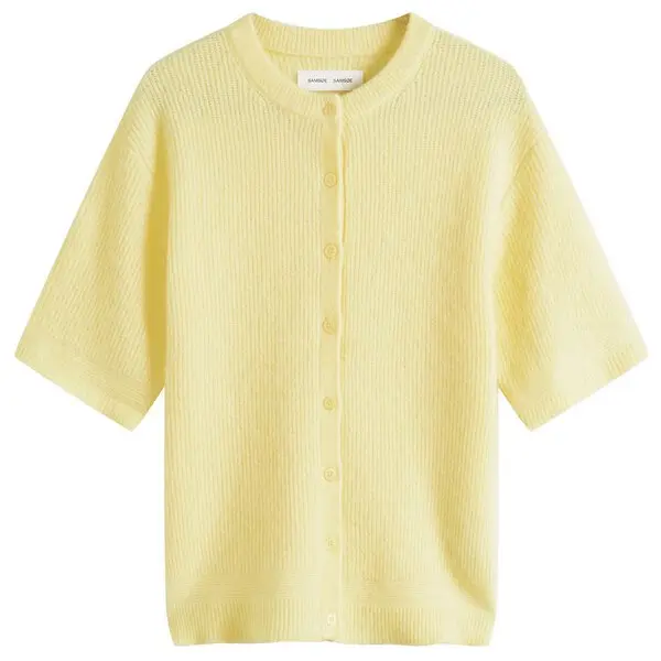 SAMSØE SAMSØE Saanouria Short Sleeve Cardigan - Flan