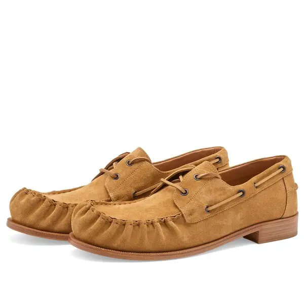Dries Van Noten Suede Boat Shoe