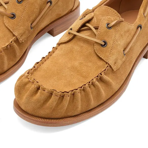 Dries Van Noten Suede Boat Shoe