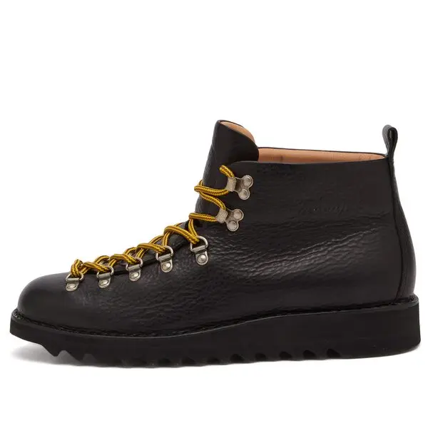FRACAP M120 Ripple Sole Scarponcino Boot - Black