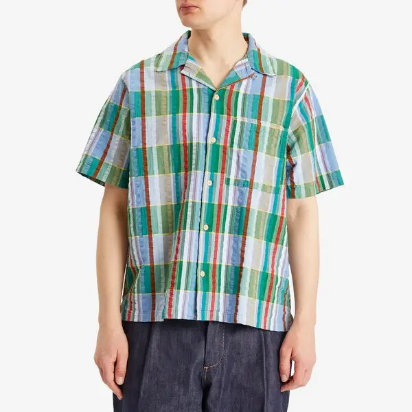 Folk Relaxed Soft Collar Vacation Shirt