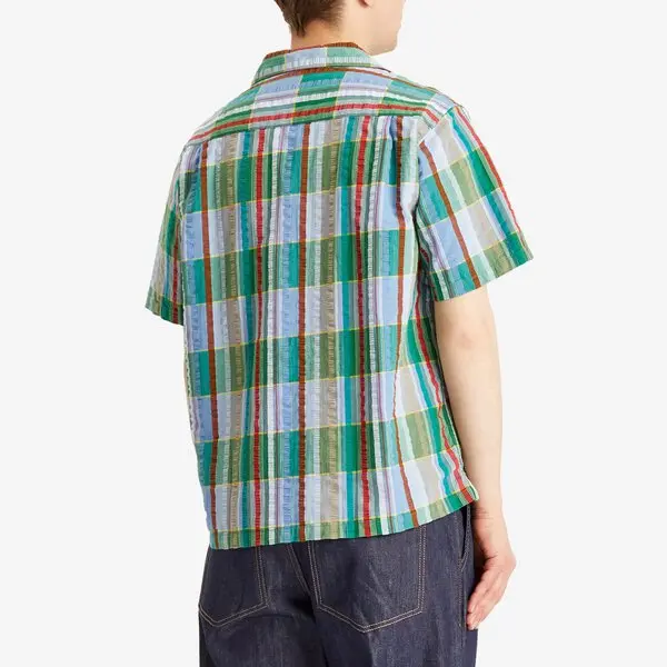 Folk Relaxed Soft Collar Vacation Shirt