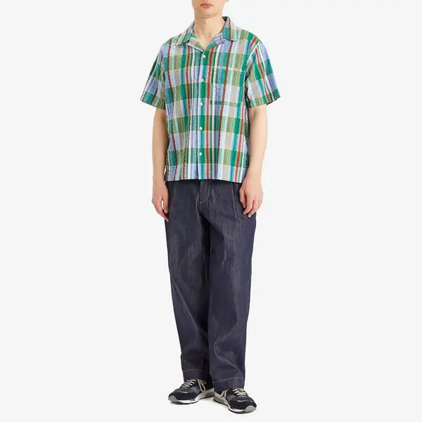 Folk Relaxed Soft Collar Vacation Shirt