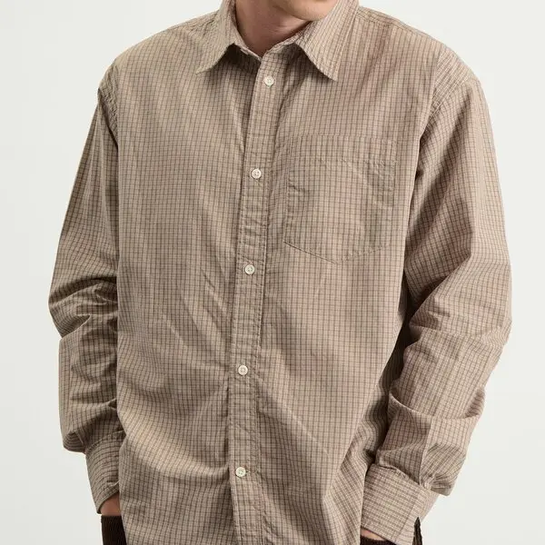 Norse Projects Ole Oversize Poplin Check Shirt